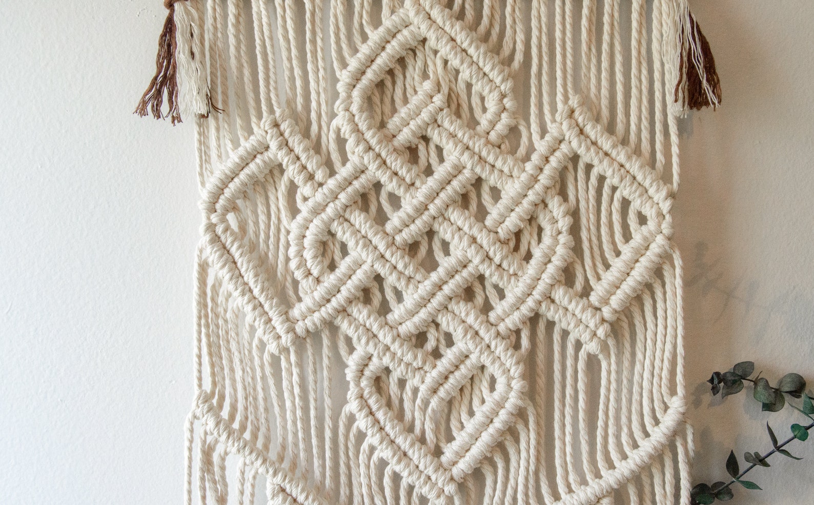 Celtic Knot Macramé Wall Art Hanging Made to Order Irish - Etsy