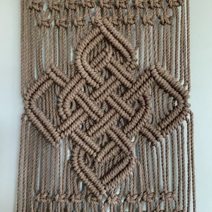 Celtic Knot Macramé Wall Art Hanging Irish Home Wall Decor - Etsy