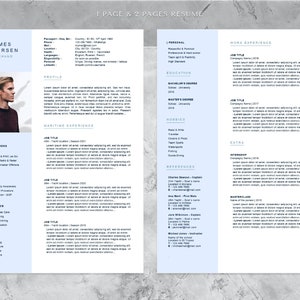 Cv Template - Resume Template - Professional Cv - Yachting Resume ...