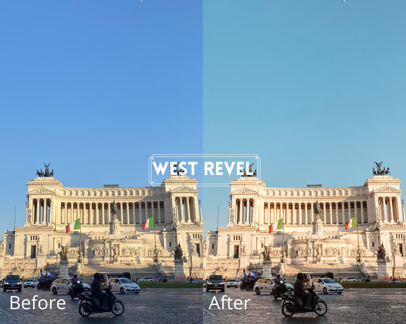 5 Rome Presets, Italy Mobile Preset, Photo Editing Filter for Summer ...