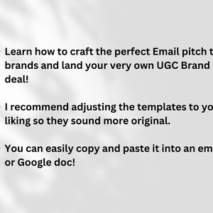 5 UGC Email Pitch Templates, UGC Pitch, Ugc Email, Influencer Pitch ...