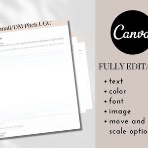 5 UGC Email Pitch Templates, UGC Pitch, Ugc Email, Influencer Pitch ...