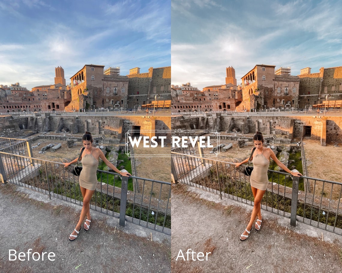 5 Rome Presets Italy Mobile Preset Photo Editing Filter for - Etsy