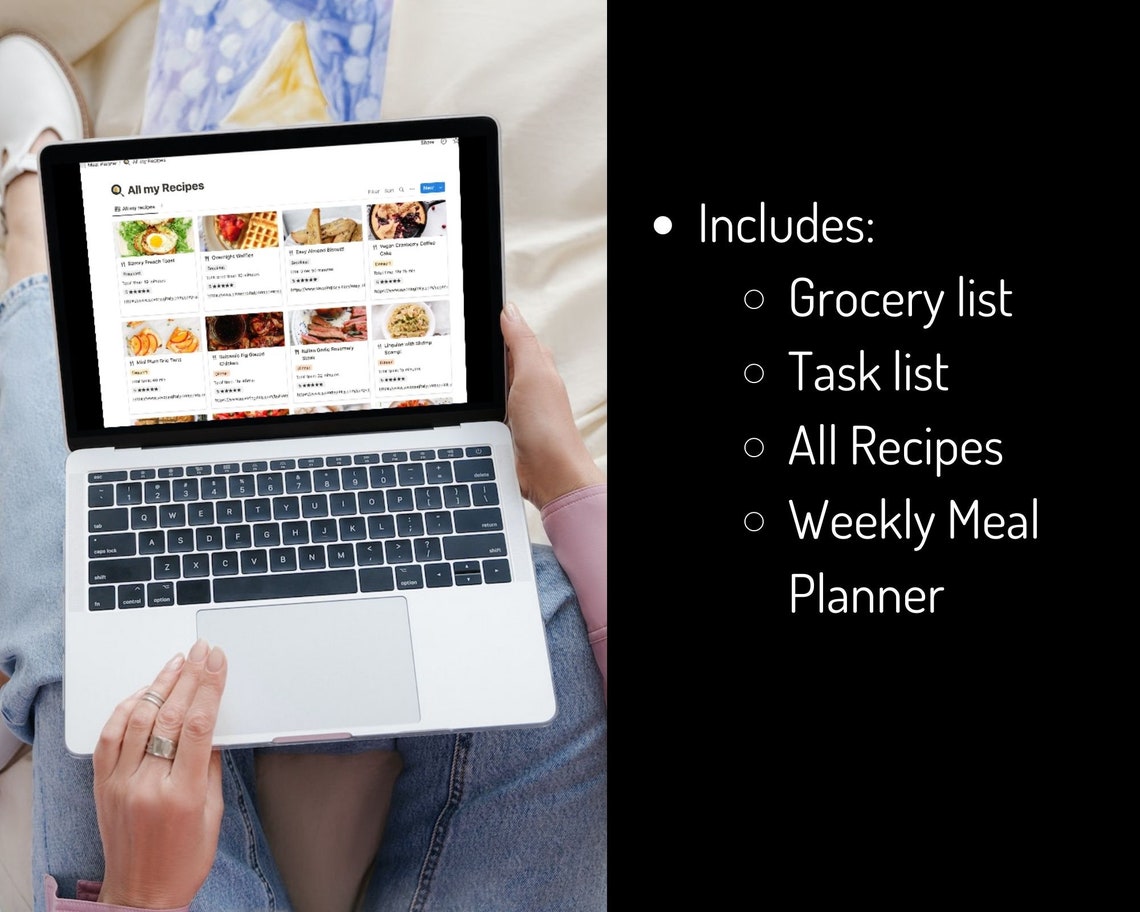Notion Meal Plan Template notion Daily/weekly Menu food Plan weekly ...