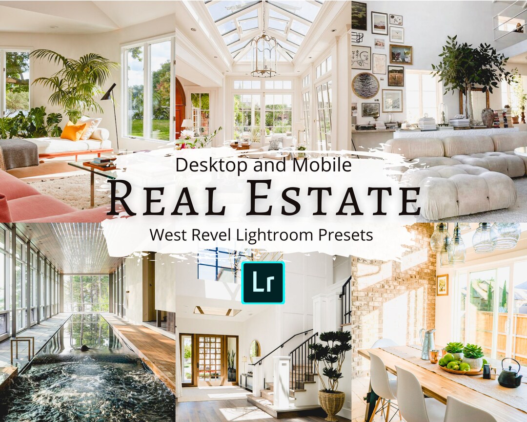 3 Real Estate Lightroom Presets | Real Estate Presets | Interior Preset ...