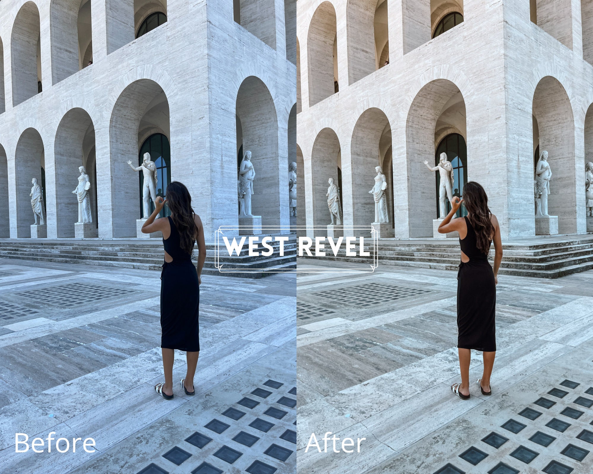 5 Rome Presets, Italy Mobile Preset, Photo Editing Filter for Summer ...