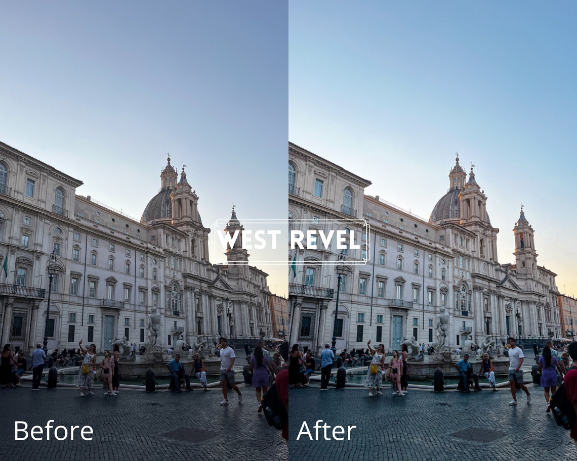 5 Rome Presets Italy Mobile Preset Photo Editing Filter for - Etsy