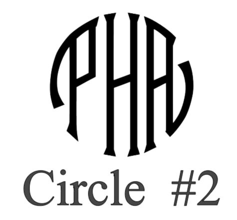 Monogram Decal | Monogram Sticker | Vinyl Monogram Decal | Monogram ...