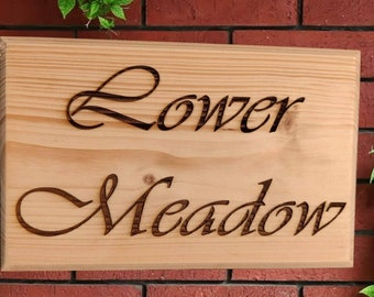 Custom Wooden House Signs - Etsy UK