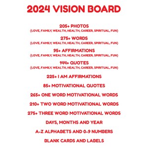 2024 Vision Board Kit Complete Ultimate Bundle Inspirational Dream ...