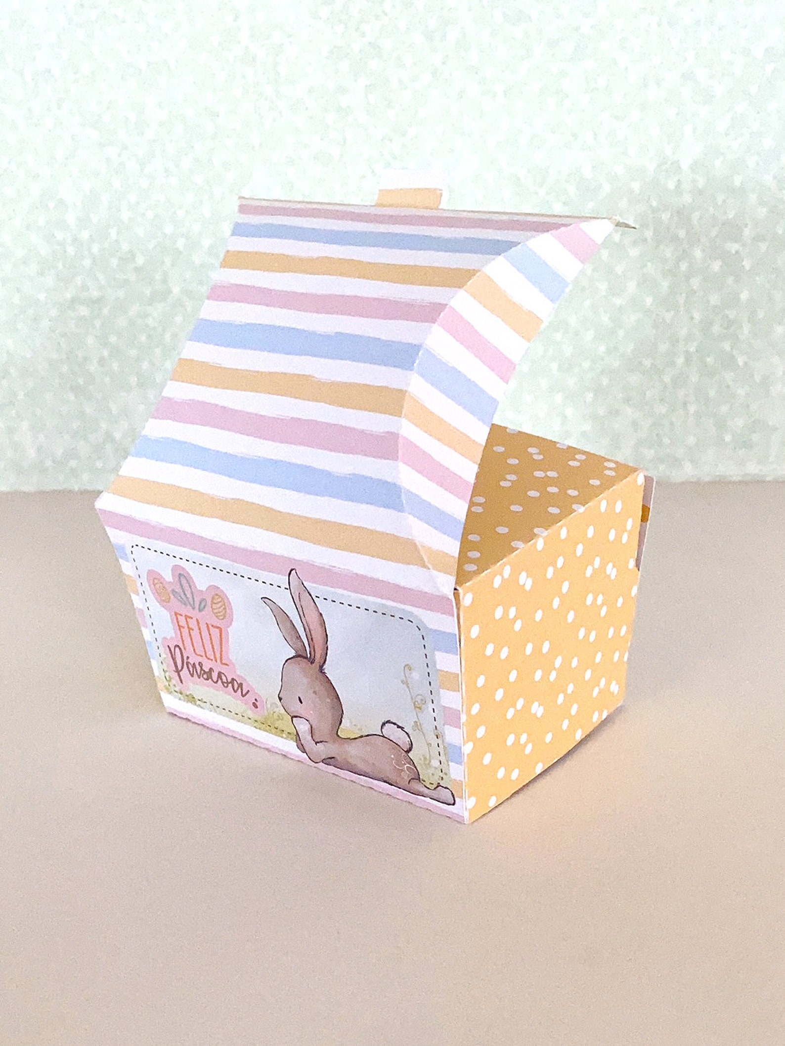 Easter Box Template/cut Template Easter Box/ Caixinha De Páscoa Studio ...
