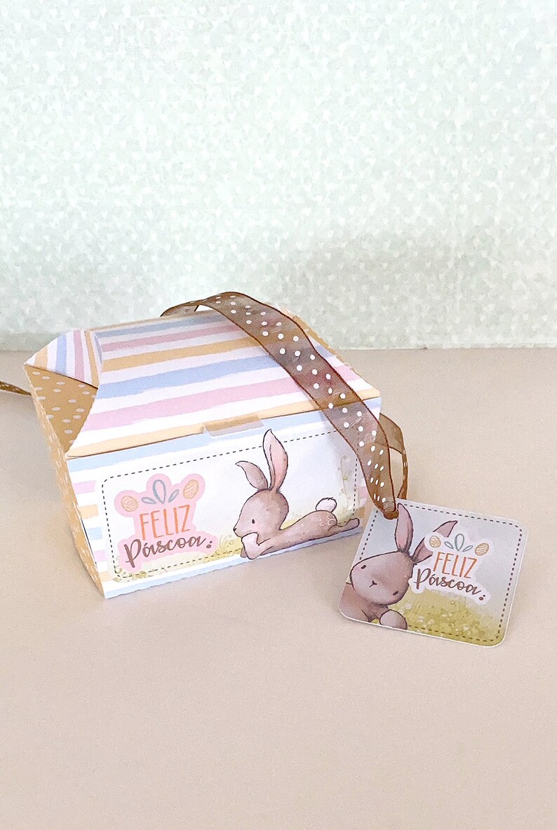 Easter Box Template/cut Template Easter Box/ Caixinha De Páscoa Studio ...