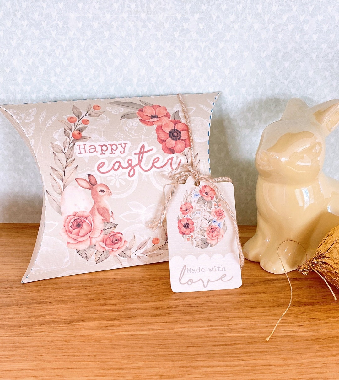 Easter Box Template PDF and Silhouette Studio - Etsy