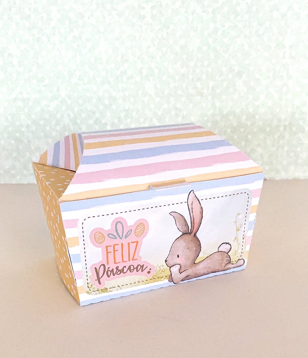Easter Box Template/cut Template Easter Box/ Caixinha De Páscoa Studio ...