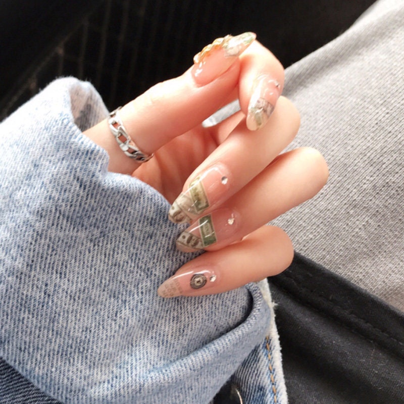Money Money Nail Decals Money Nail Stickers Ca Ching | Etsy