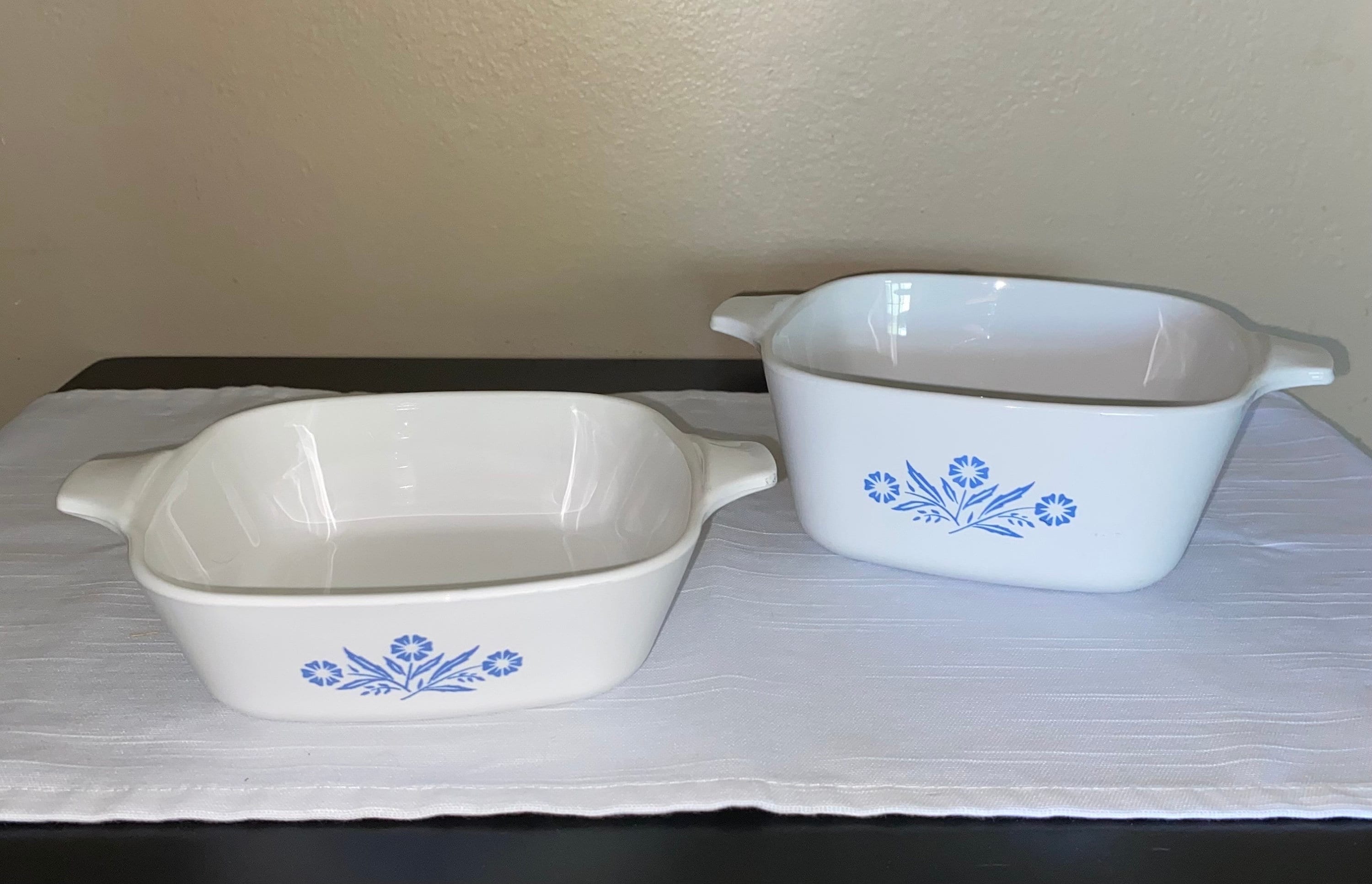 Vintage Corning Ware 2 Piece Casserole Set blue Cornflower - Etsy