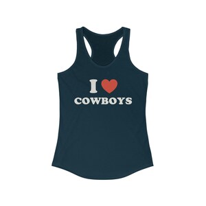 I Love Cowboys Tank Top, I Heart Cowboys Shirt, Cowboy Shirt, Country ...