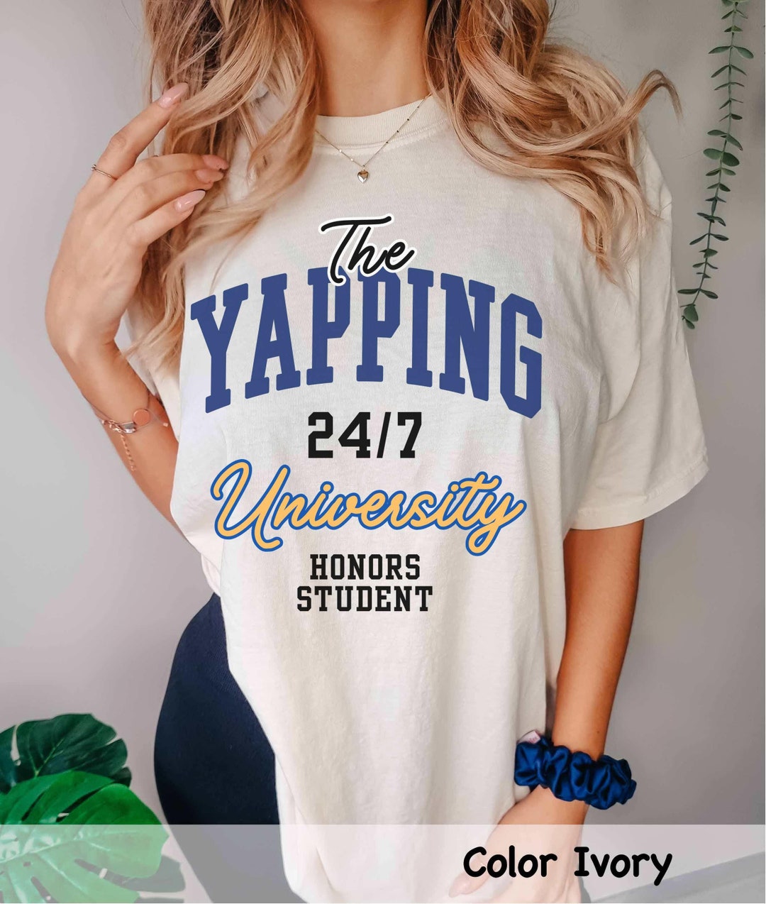Yapping University T-shirt, Funny Mom Shirt, Funny Gift for Girls ...