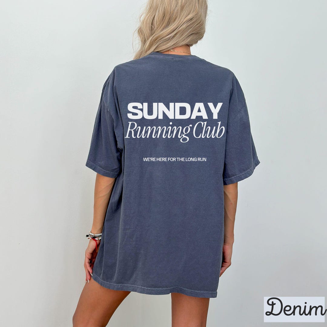Sunday Running Club T-shirt, Weekend Run Shirt, Athletic Workout Top ...