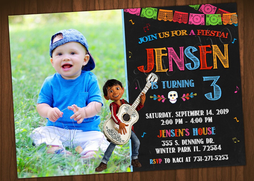 Coco Invitation Coco Fiesta Invitation Coco Birthday Invitation Coco ...