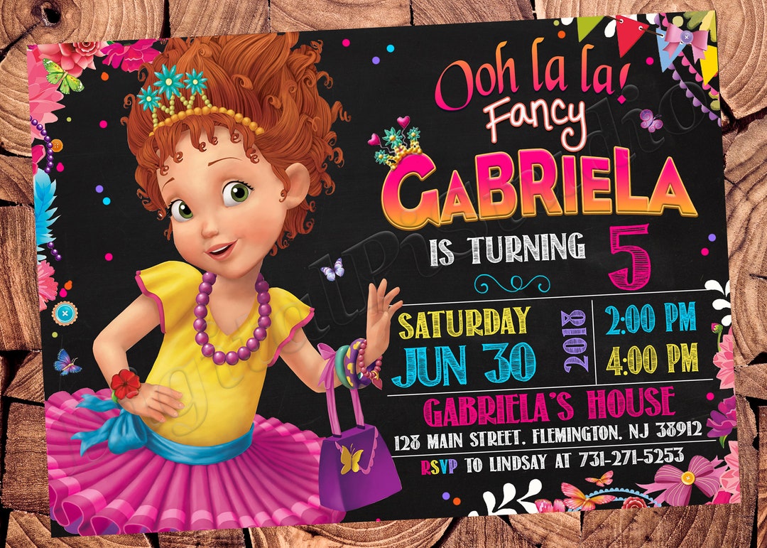 Fancy Nancy Invitation Fancy Nancy Birthday Invitation Fancy Nancy ...