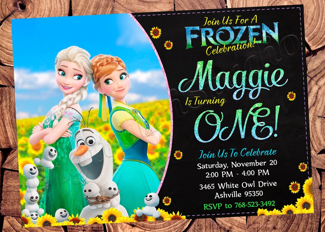 Frozen Fever Invitation Frozen Invitation Frozen Fever Birthday ...