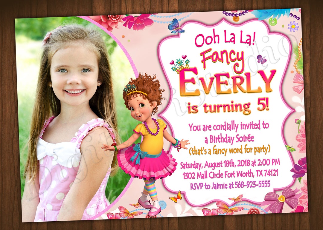 Fancy Nancy Invitation Fancy Nancy Birthday Invitation Fancy Nancy ...