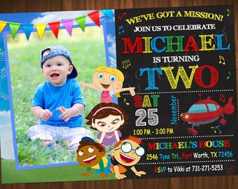 Little Einsteins Invitation Little Einsteins Birthday Little Einsteins ...