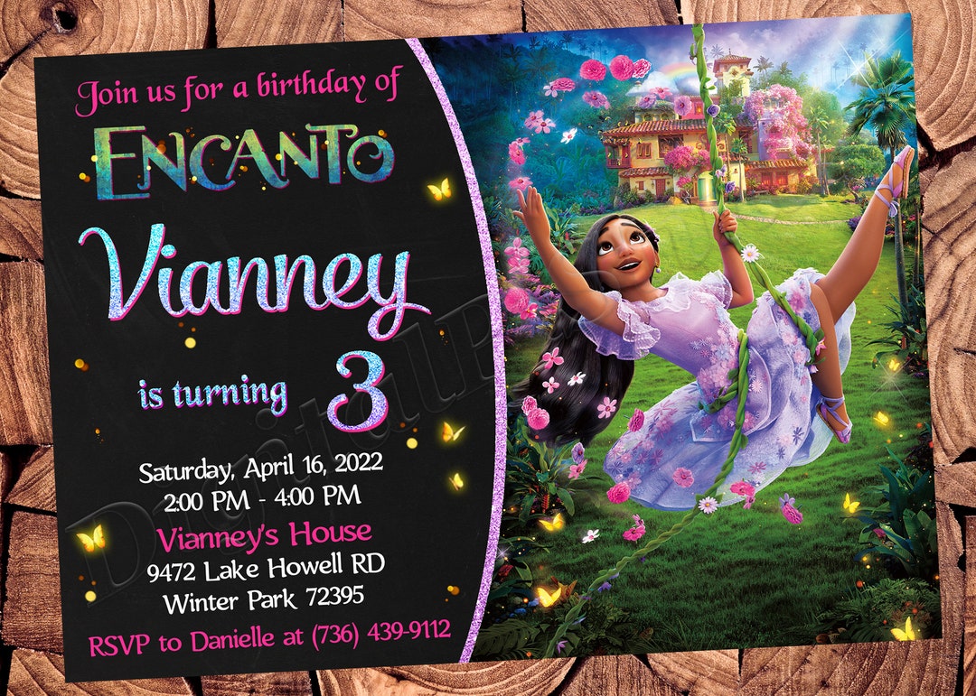 Encanto Invitation Encanto Birthday Encanto Party Encanto Invite ...