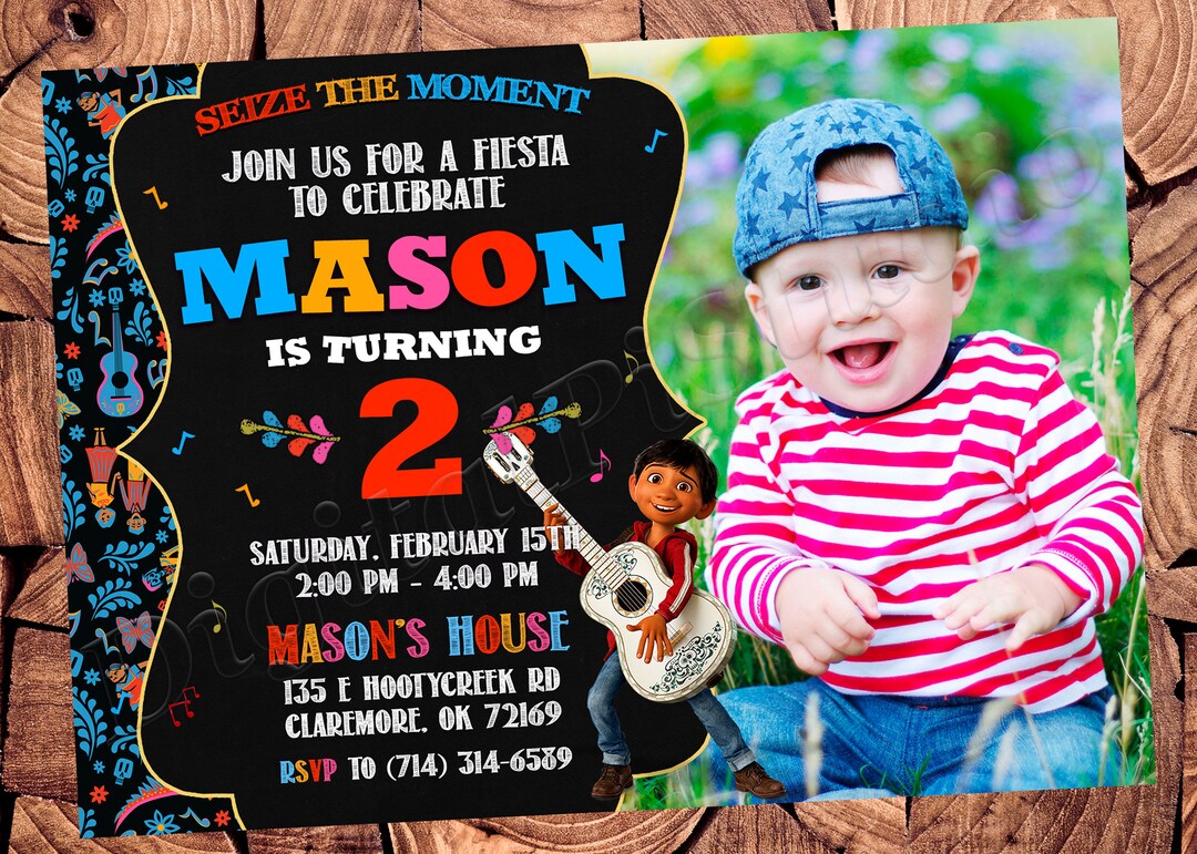 Coco Invitation Coco Fiesta Invitation Coco Birthday Invitation Coco ...