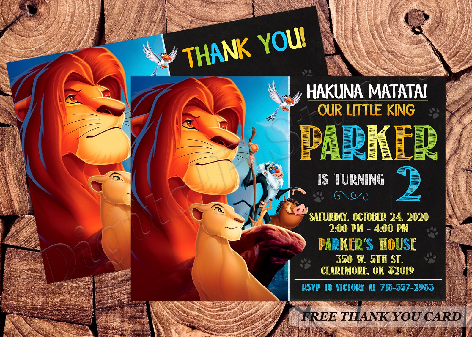 Lion King Invitation Lion King Birthday Invitation Lion King Party Lion ...
