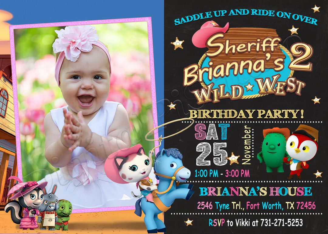 Sheriff Callie Invitation Sheriff Callie Birthday Invitation Sheriff ...