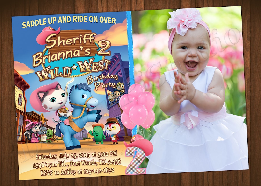 Sheriff Callie Invitation Sheriff Callie Birthday Invitation Sheriff ...