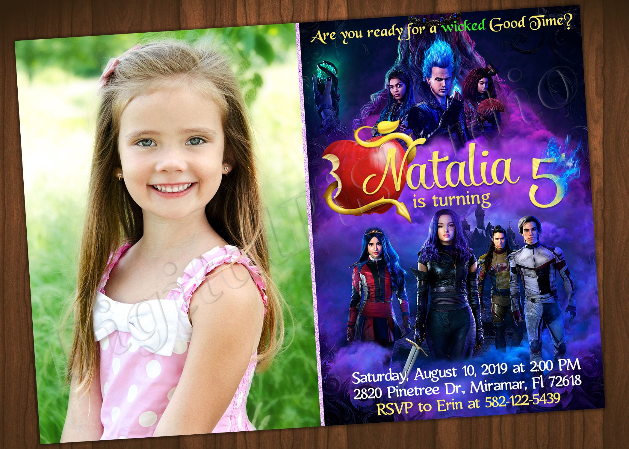 Descendants 3 Invitation Descendants Invitation Descendants 3 | Etsy