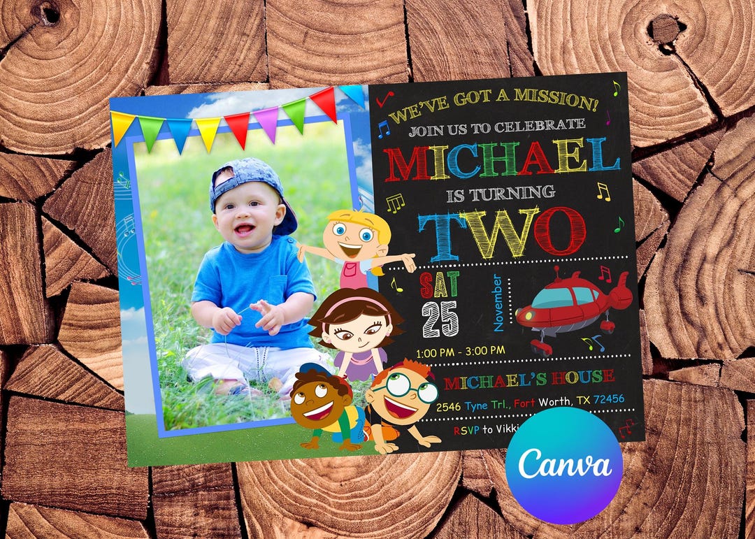 Little Einsteins Invitation Little Einsteins Birthday Invitation Little ...