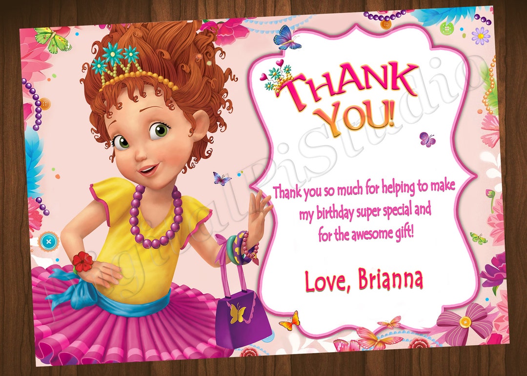 Fancy Nancy Thank You Card Fancy Nancy Invitation Fancy Nancy Birthday ...