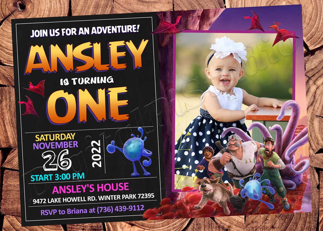 Strange World Invitation Strange World Birthday Strange World Party ...