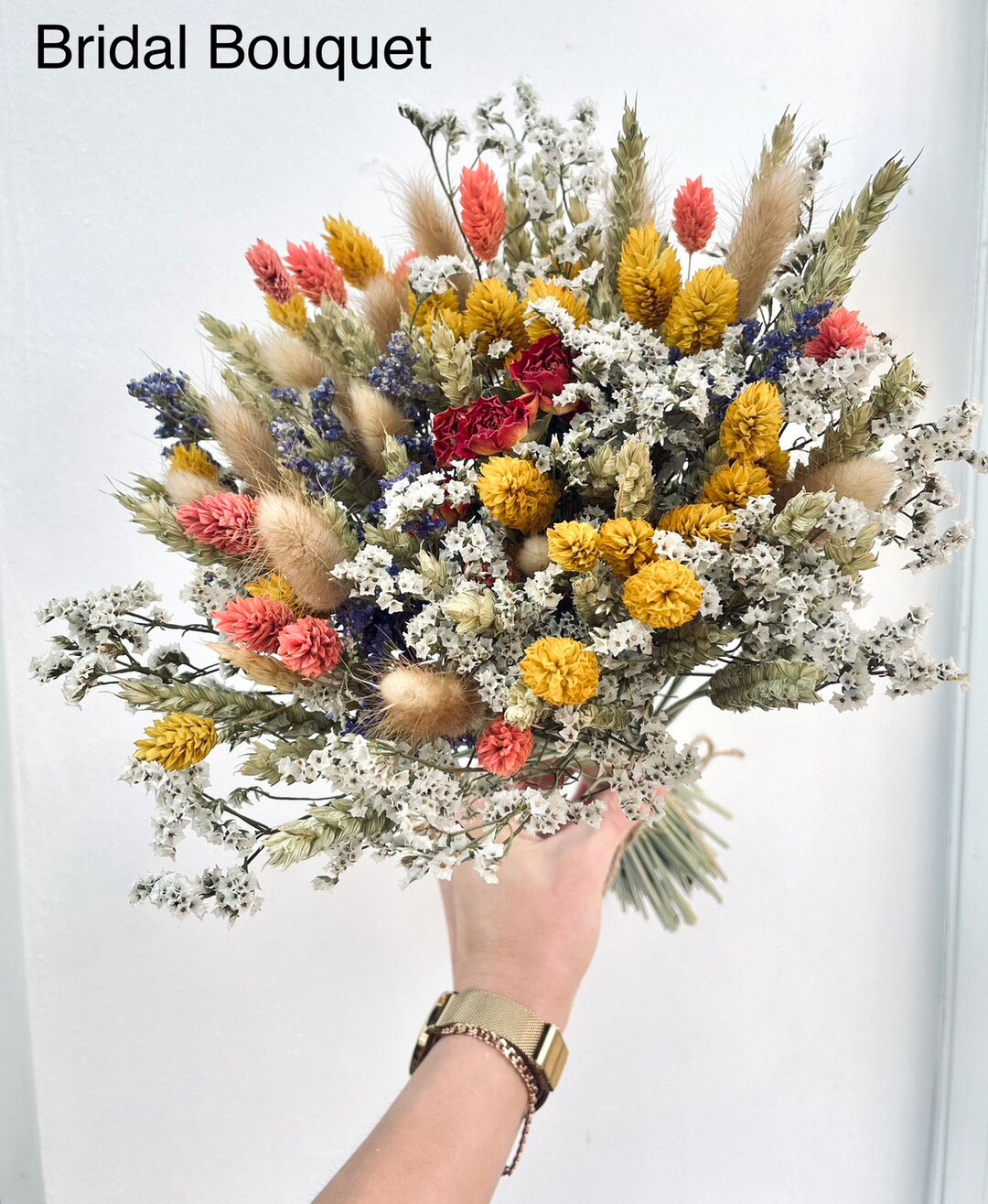 Burnt Orange Gift Bouquet Dried Flowers Gift for Her Wildflowers ...