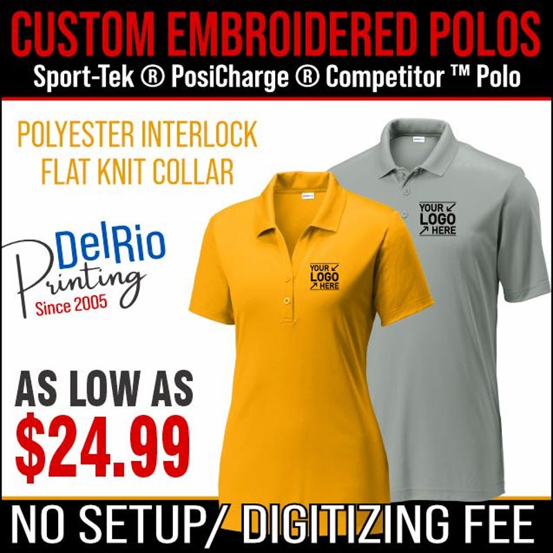 Personalized Embroidery Polo Shirts - Etsy