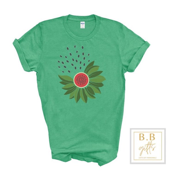 Watermelon Sunflower Shirt - Etsy