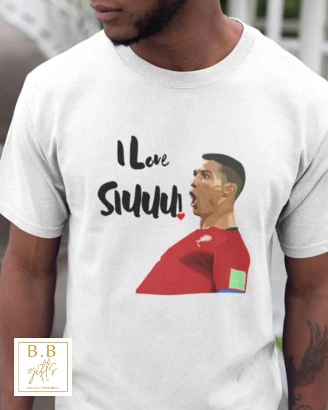 Valentines Cristiano Ronaldo I Love Siuuu T Shirt for Men - Etsy