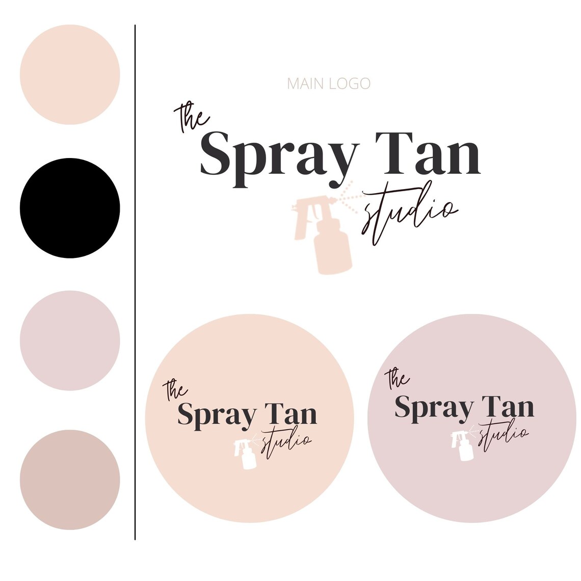 MOBILE TANNING LOGO Logo Design Spray Tan Logo Beauty Logo - Etsy