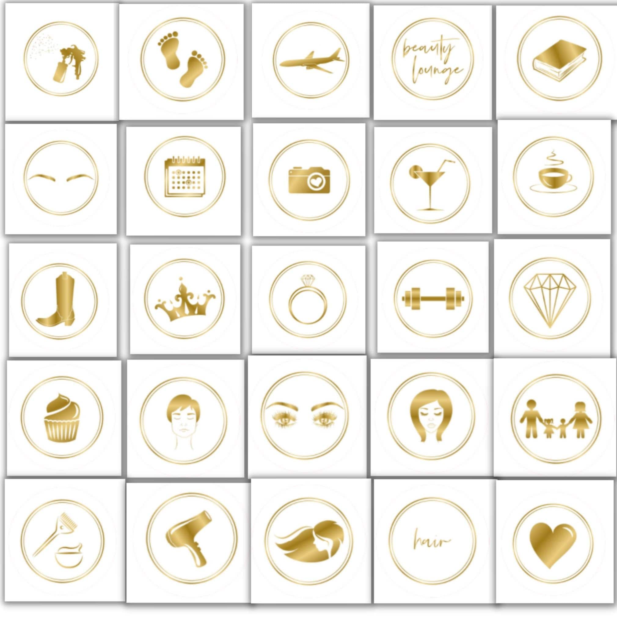 75 Beauty Business Social Media Icons | Instagram Highlight Cover Icons ...