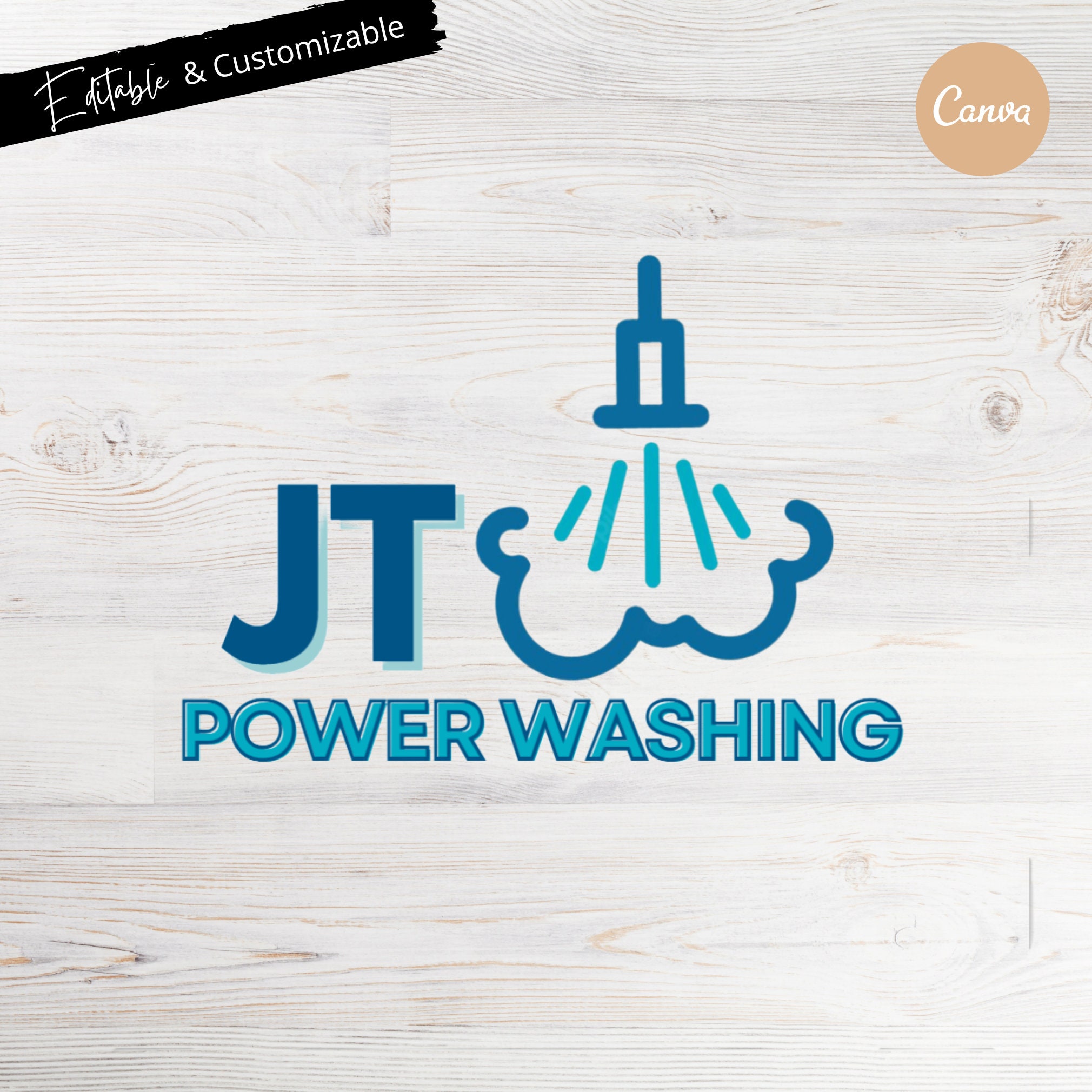 Power Washing Logo, Pressure Washing Logo Design, Pressure Wash Logo ...