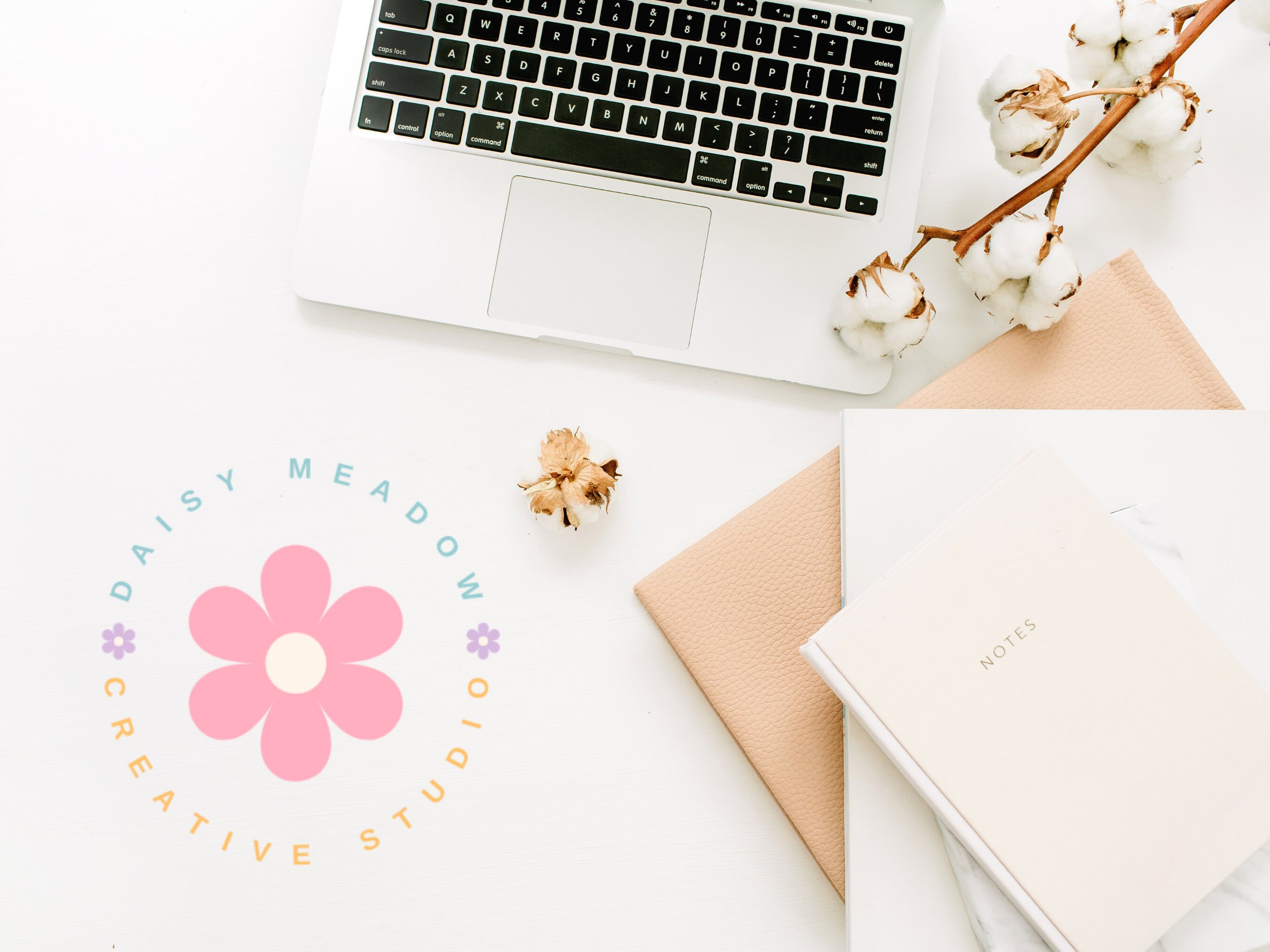 Daisy Logo Template Canva, Editable Logo Design, Bright Logo Template ...