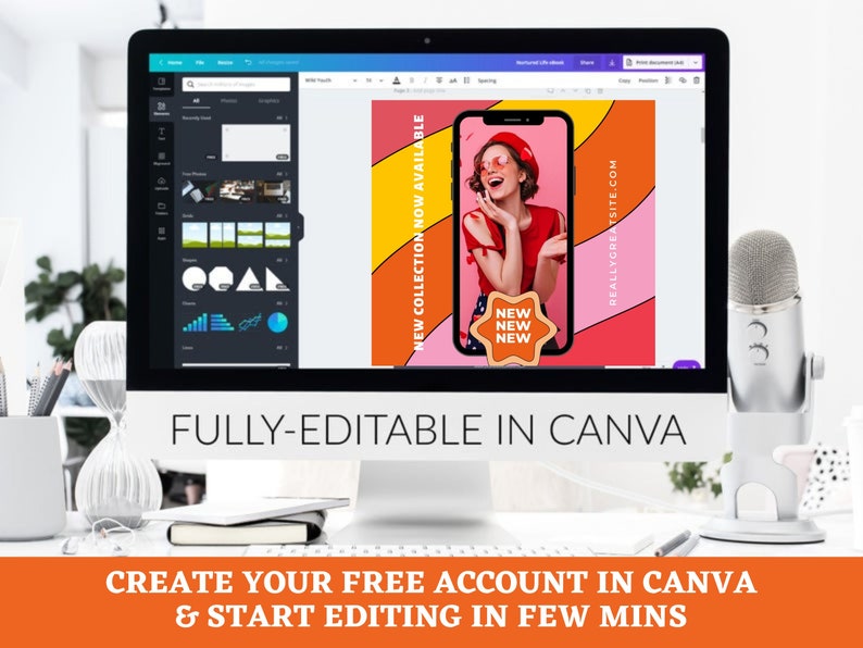 Retro Instagram Post Templates Groovy Instagram Posts - Etsy