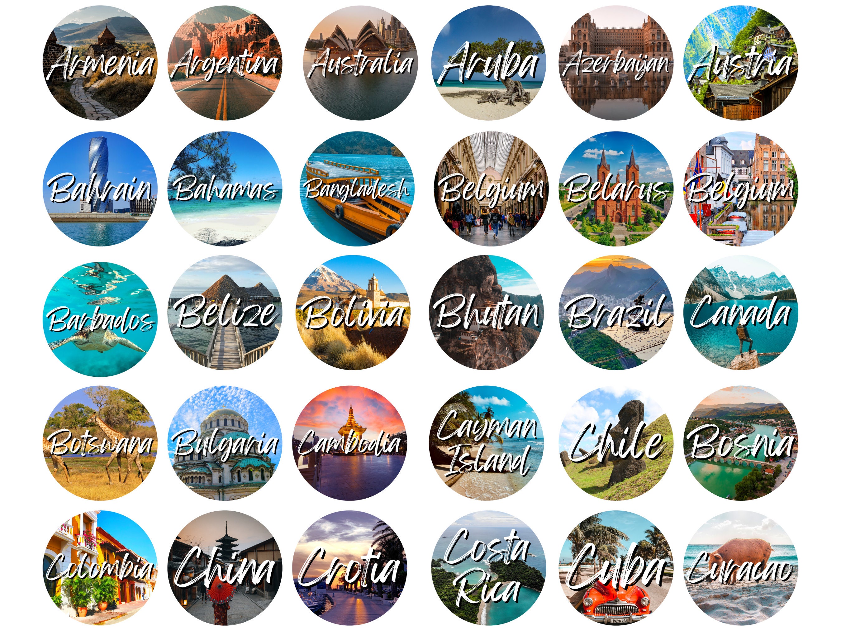 135 Country Instagram Story Highlight Covers, Travel Story Highlight ...