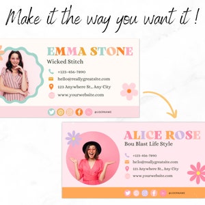 Groovy Email Signature Template Canva, Bright Customizable Business ...