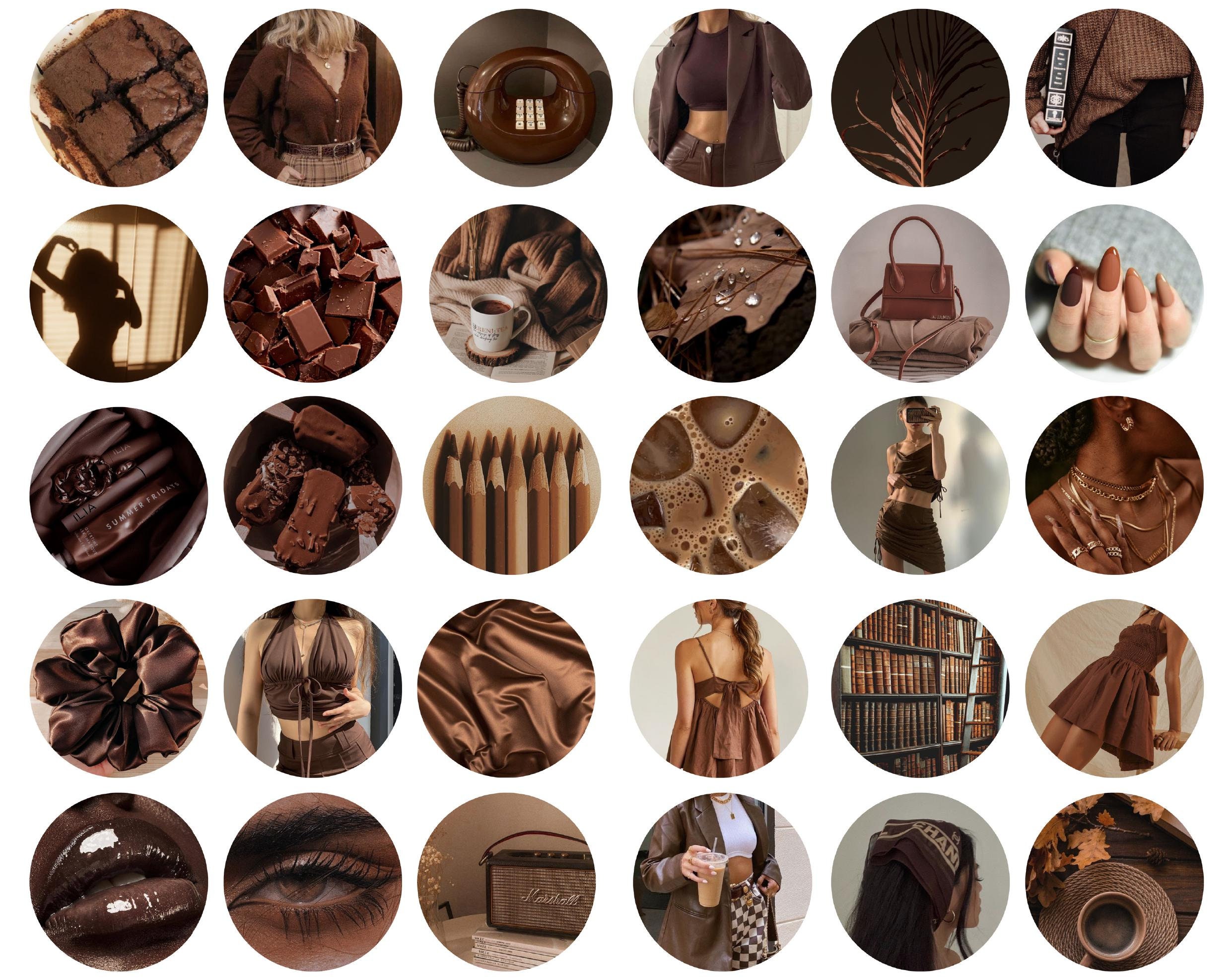 100 Brown Instagram Highlight Covers, Aesthetic Instagram Story ...