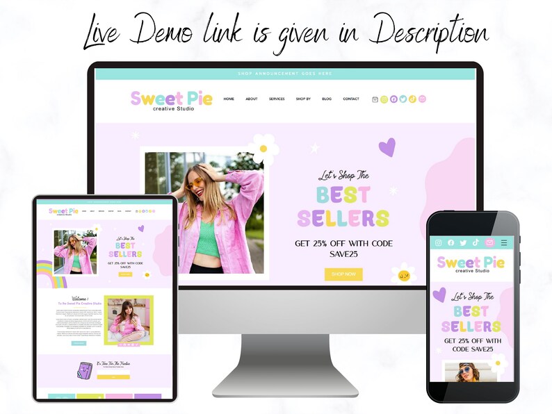 Wix Website Template, Colorful Wix Website Theme, Creative Wix Website ...